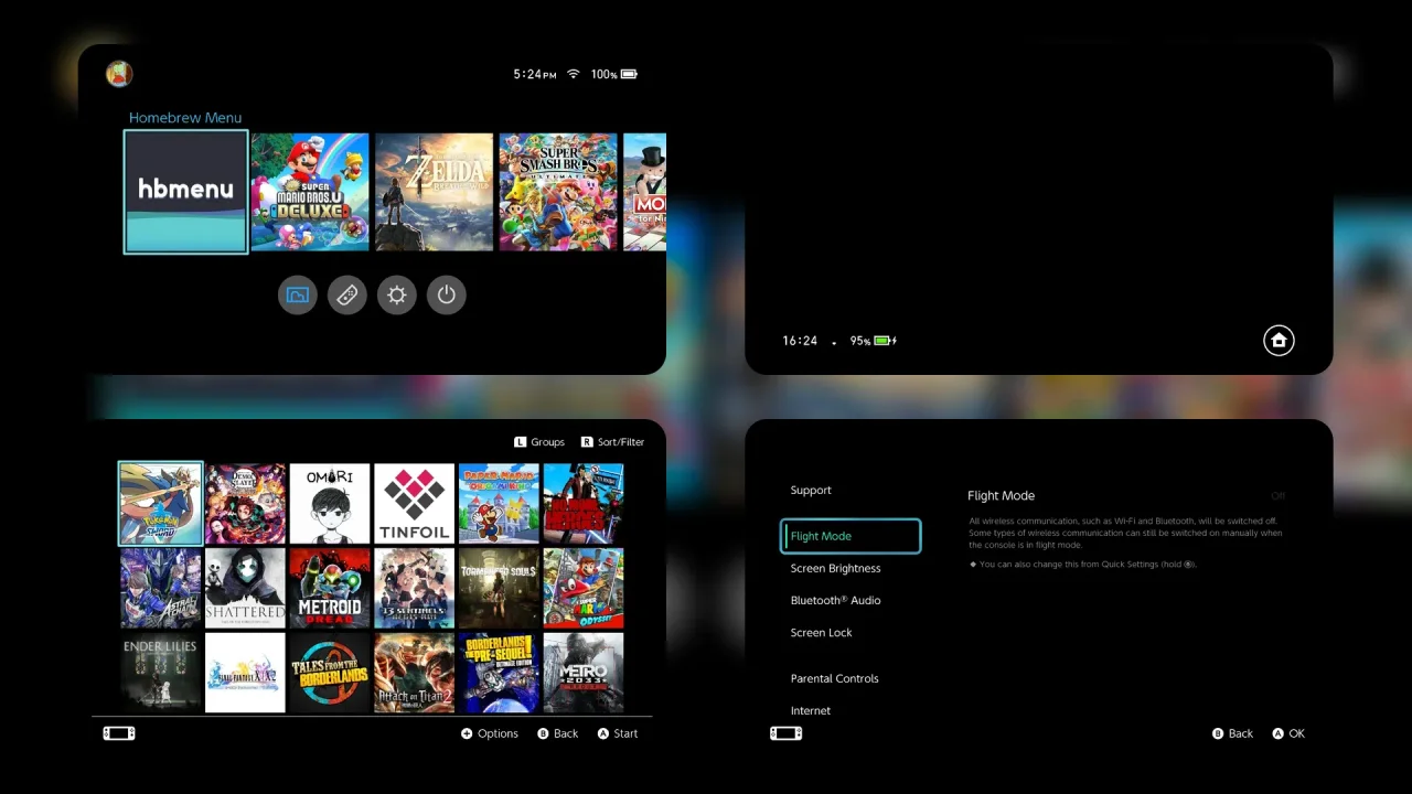OLED Ultra Black | Switch Packs | Themezer