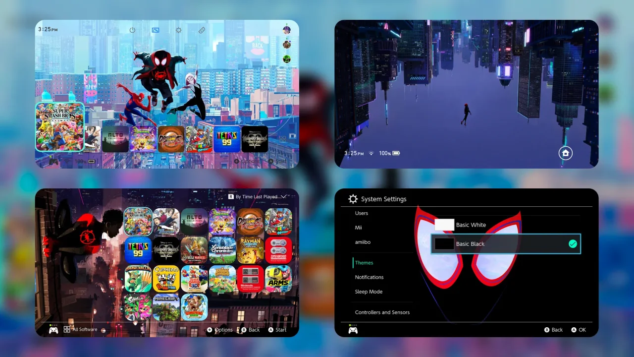 SpiderVerse Pack | Switch Packs | Themezer