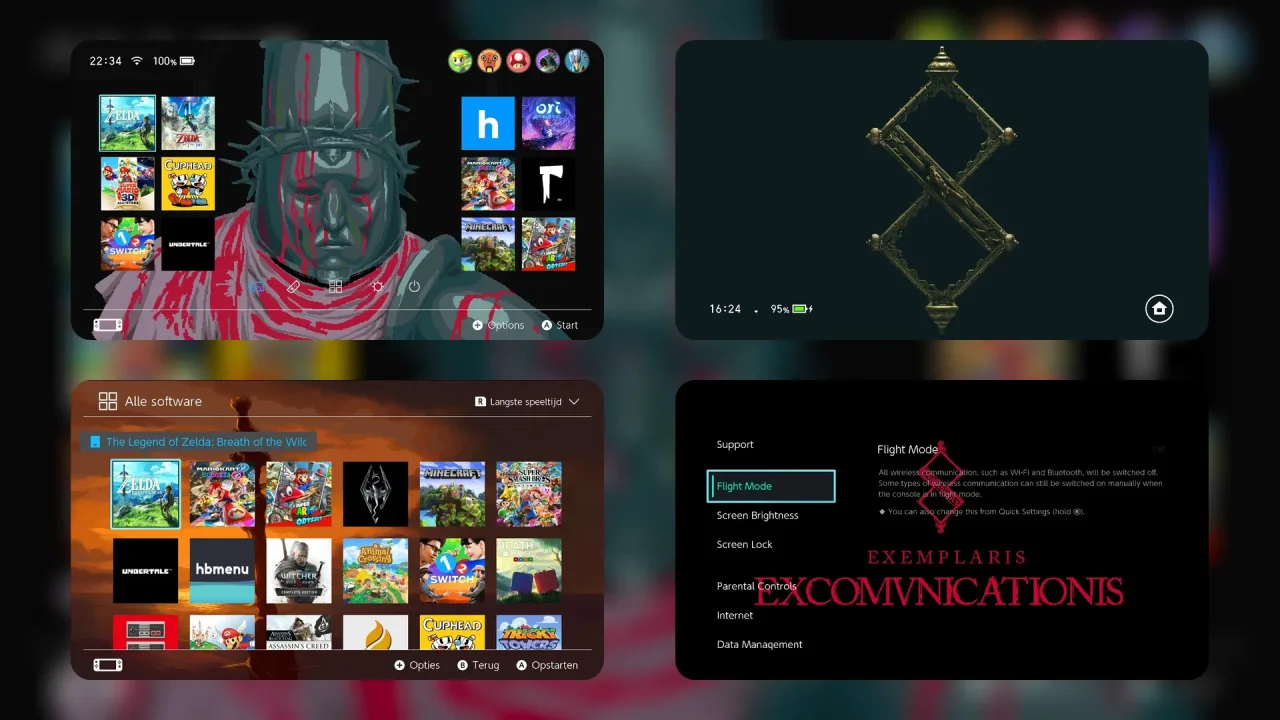 Blasphemous Theme | Switch Packs | Themezer