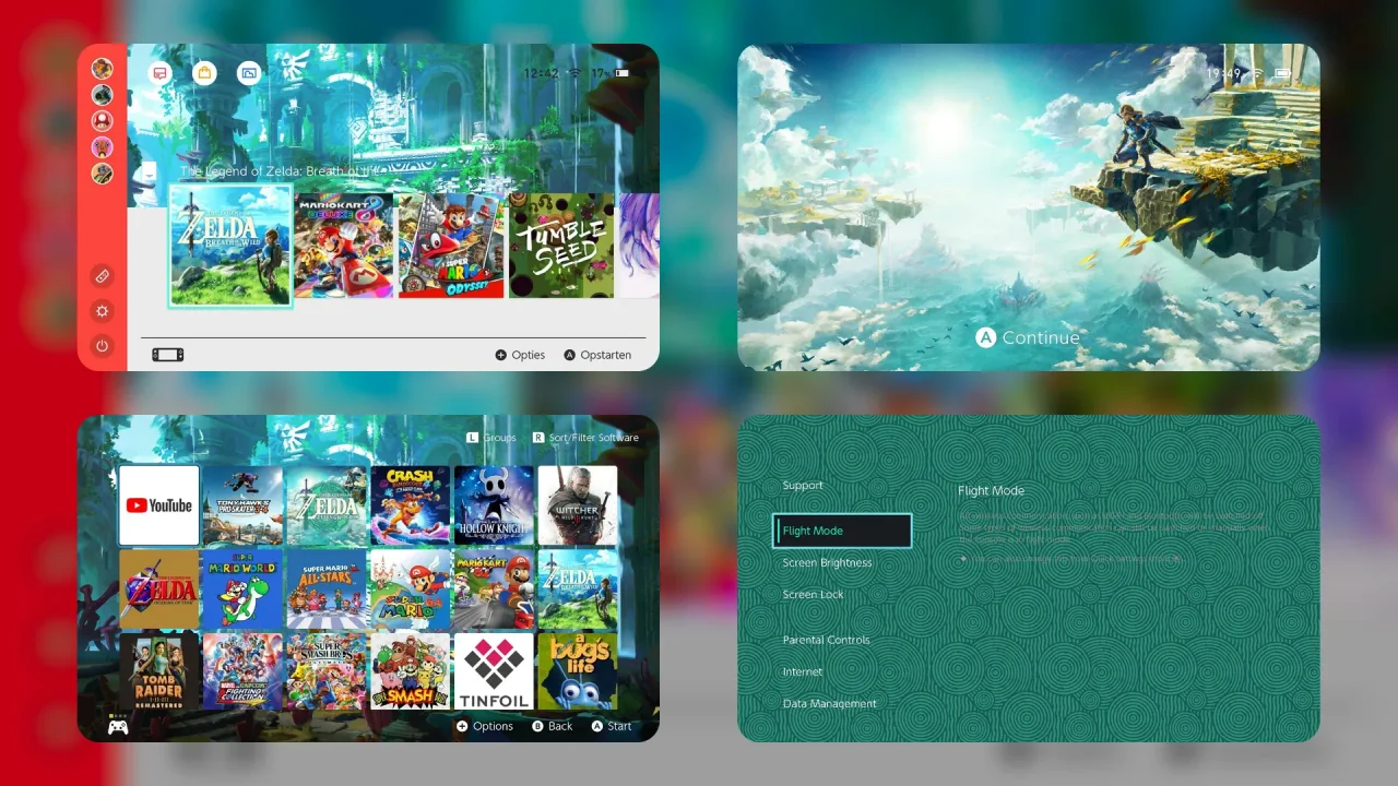 Zelda Totk THE BEST | Switch Packs | Themezer