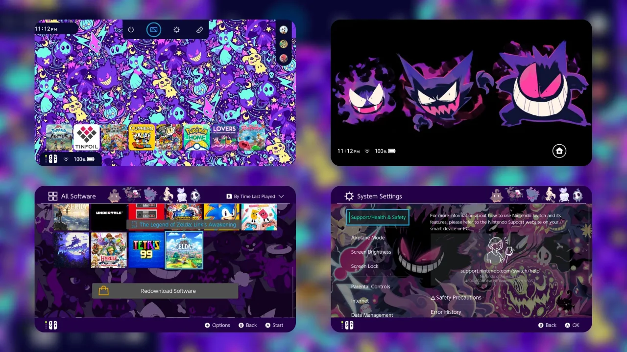 Lavender Town - Spooky Pokemon | Switch Packs | Themezer