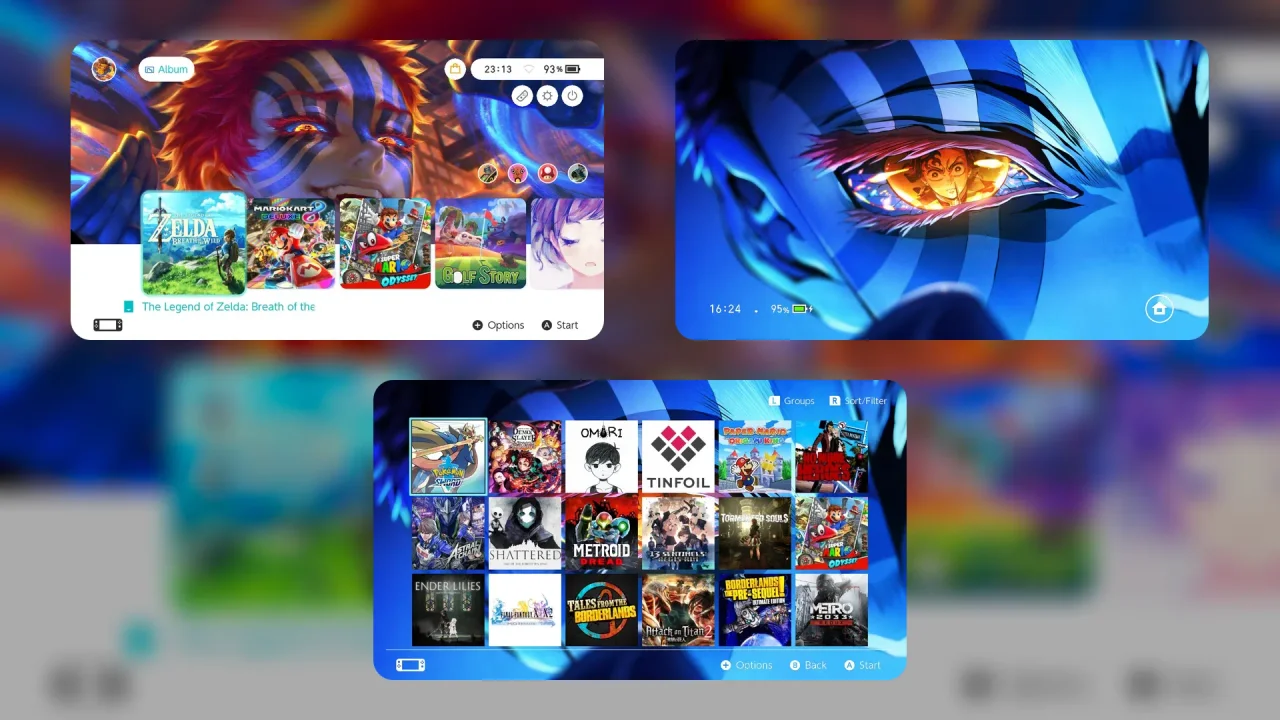 akaza - demon slayer (white theme) | Switch Packs | Themezer