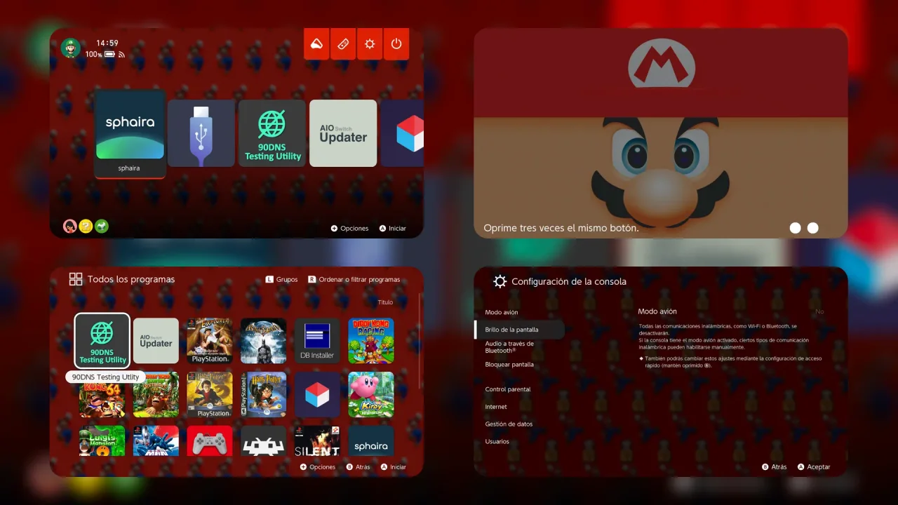 Minimal Mario Red Theme | Switch Packs | Themezer