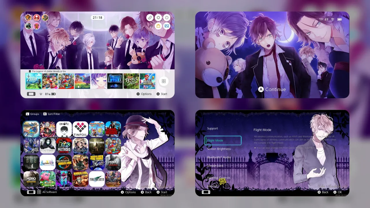 Diabolik Lovers | Switch Packs | Themezer