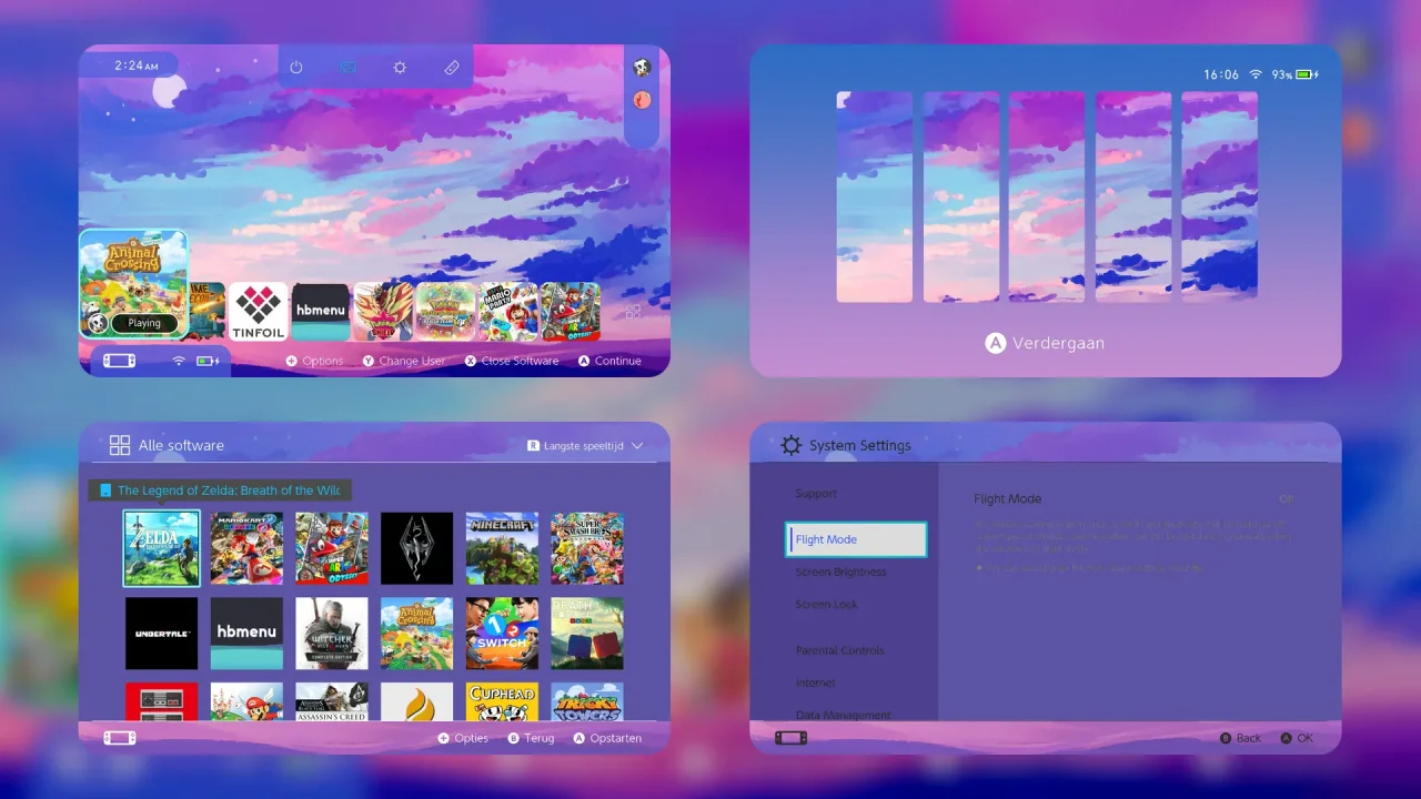 Purple Skies ANIMATED | Switch Packs | Themezer