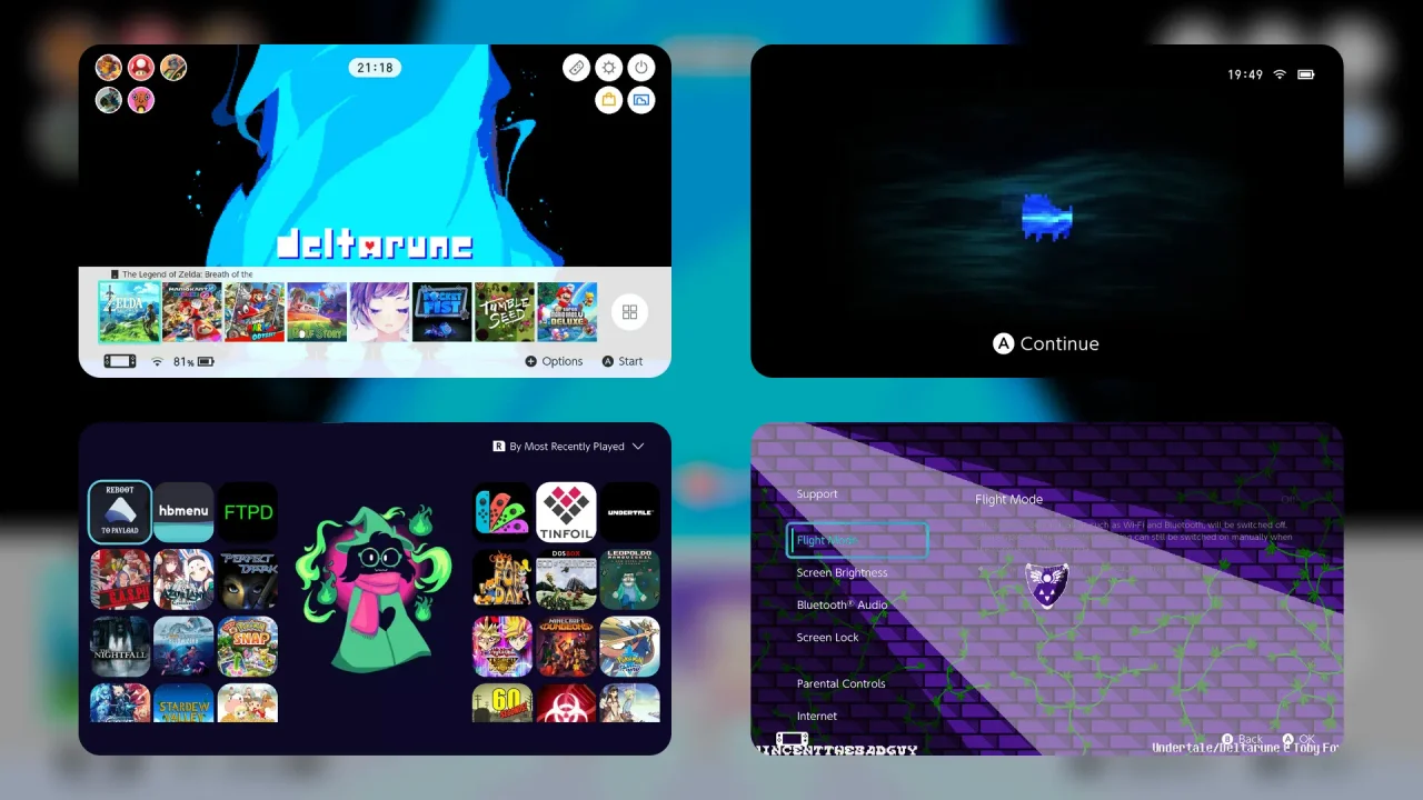 Deltarune theme pack | Switch Packs | Themezer