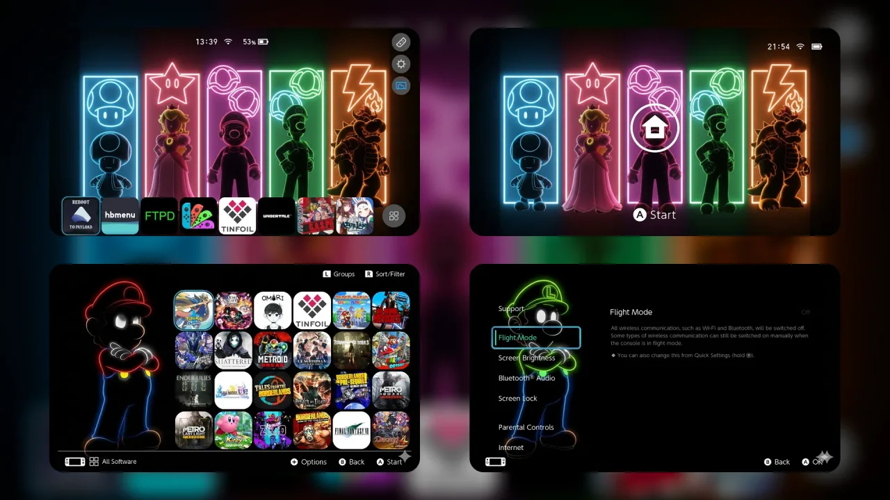 SuperMarioIA | Switch Packs | Themezer