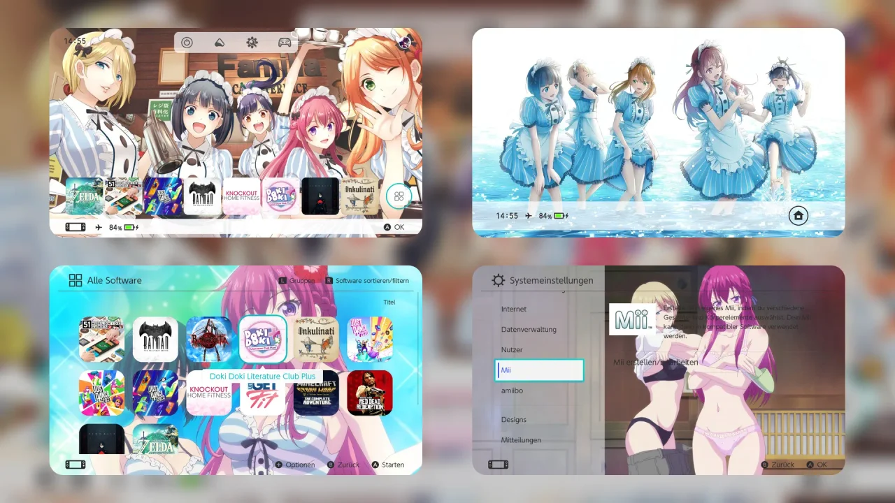 The Cafe Terrace and Its Goddesses | Switch Packs | Themezer