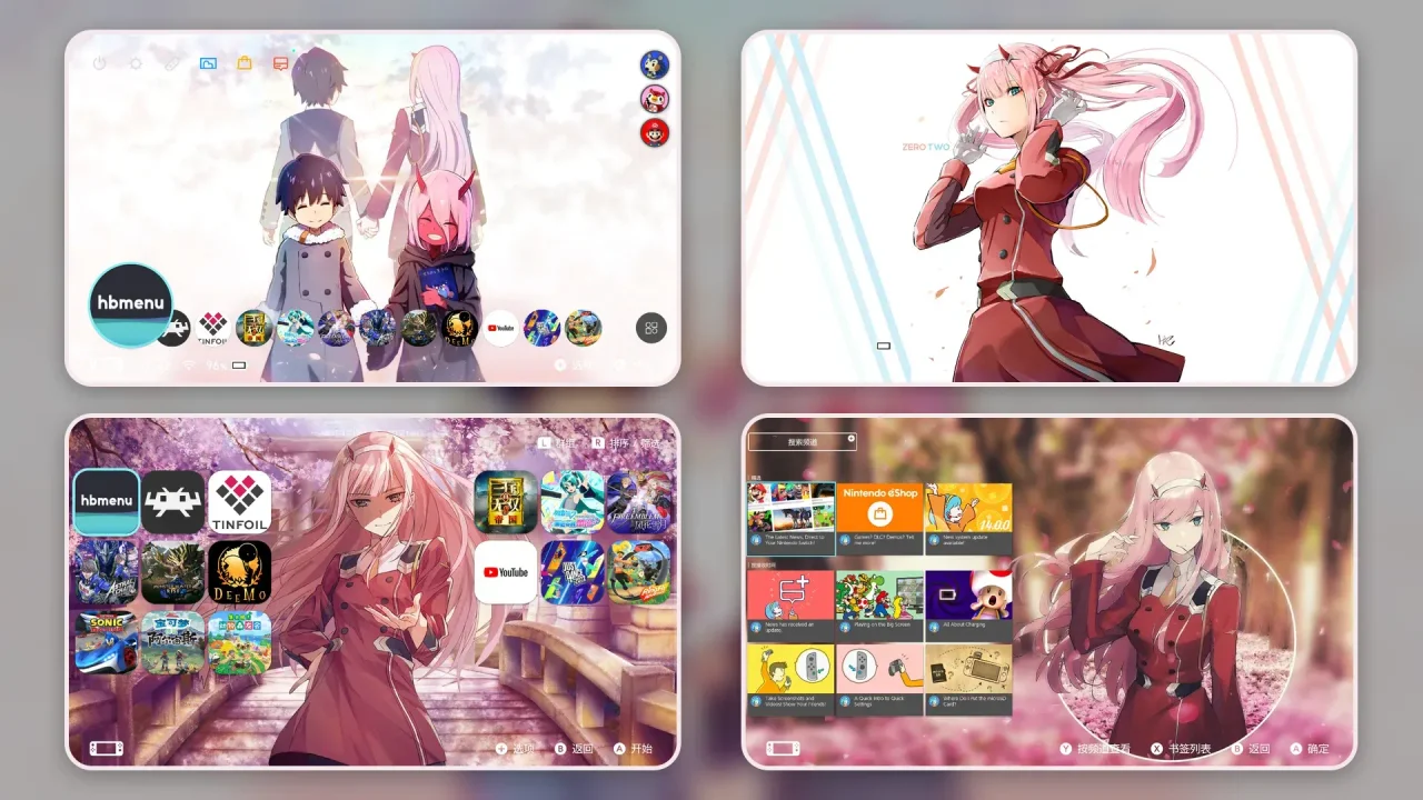 Zero Two; Darling in the Franxx - Clement | Switch Packs | Themezer