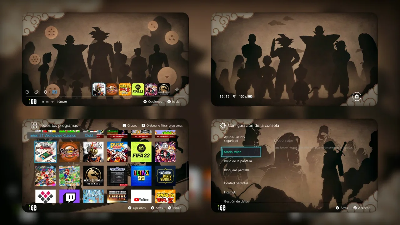 Dragon Ball Z Kakarot Theme | Switch Packs | Themezer