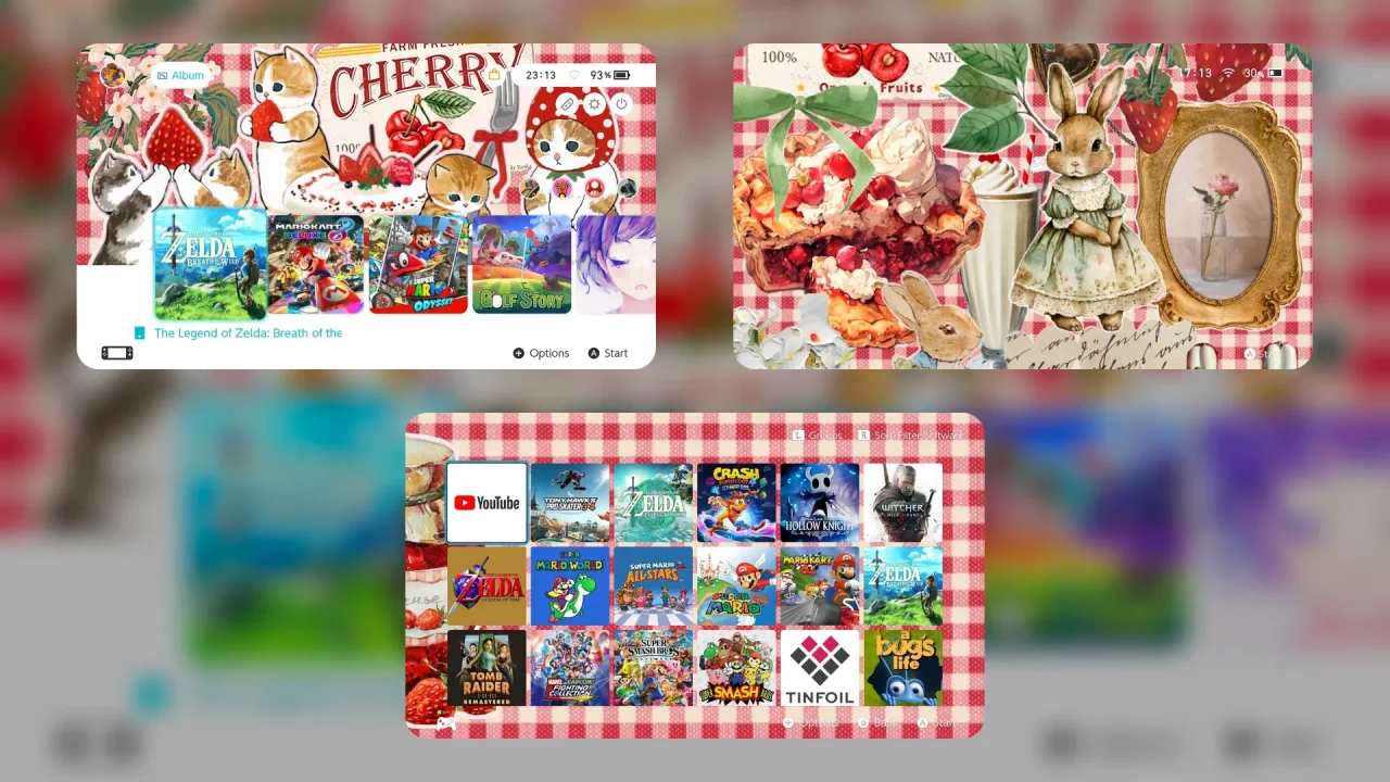 Strawberry Maximalist | Switch Packs | Themezer