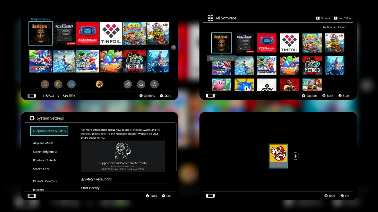Just Black Oled | Switch Packs | Themezer