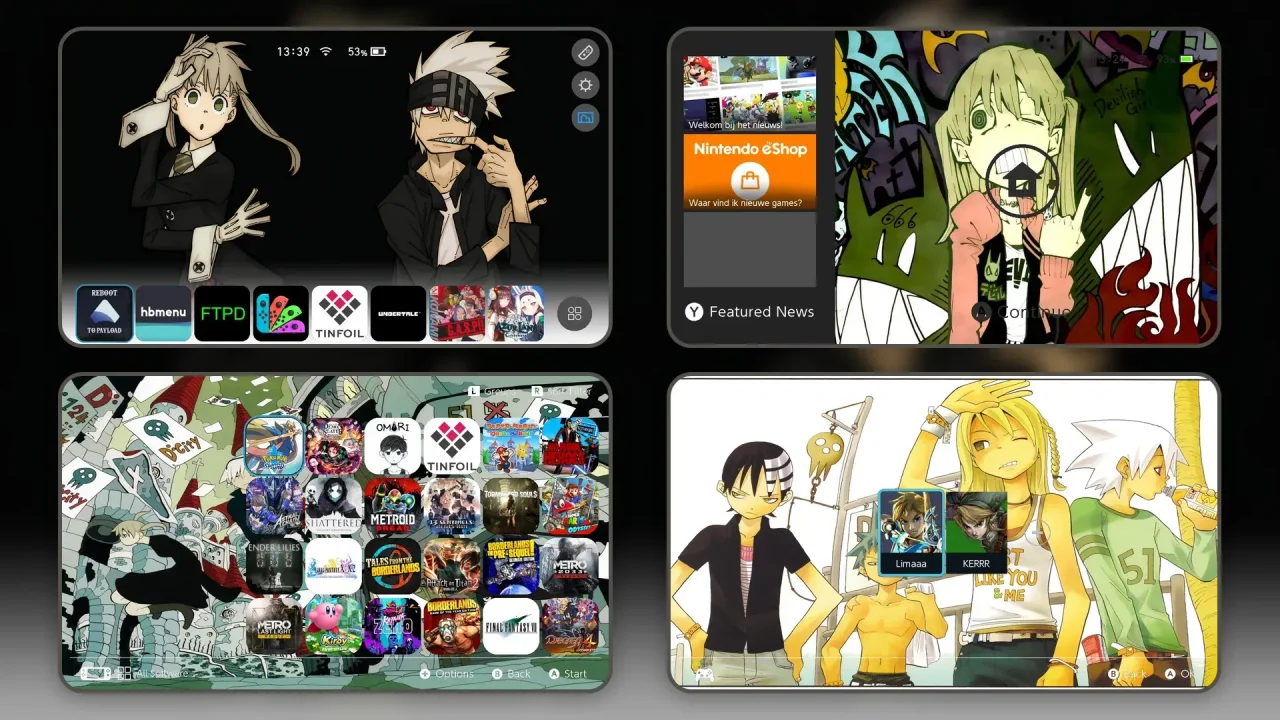 Soul Eater Pack | Switch Packs | Themezer