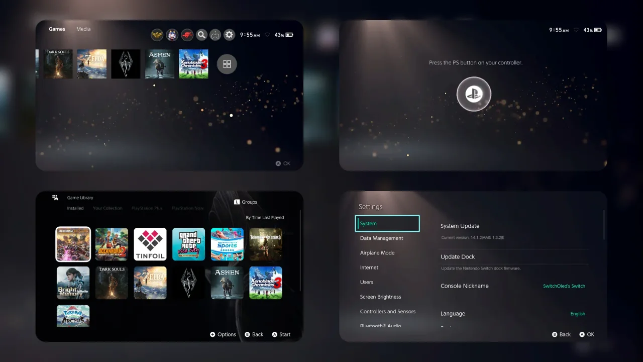 PS5 Theme v2 | Switch Packs | Themezer