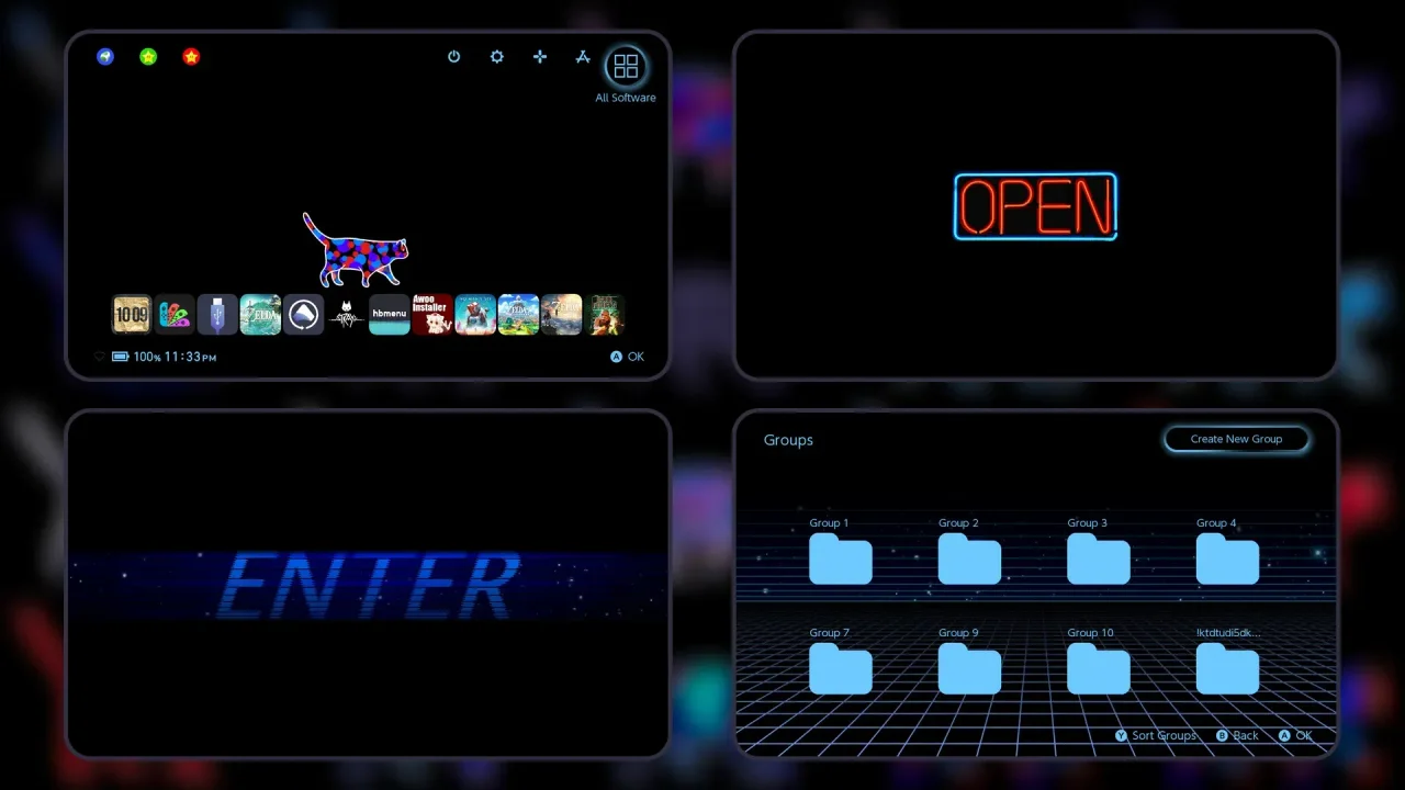 Seamless - ReAnimated | Switch Theme Packs | Themezer