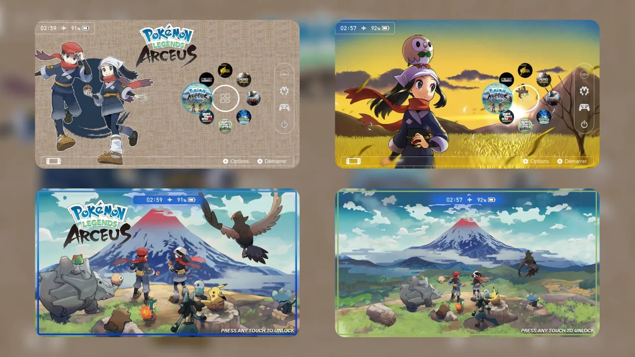 Pokemon Legends Arceus | Switch Packs | Themezer