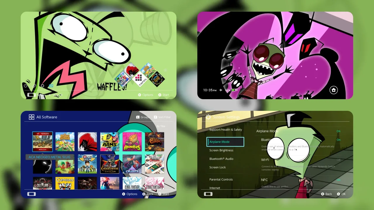 Invader Zim / Gir | Switch Packs | Themezer
