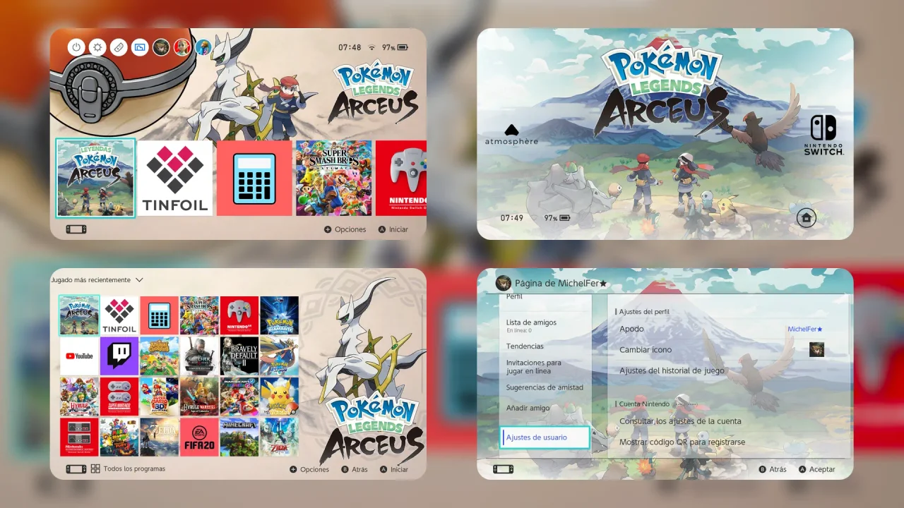 Pokemon Legends Arceus | Switch Packs | Themezer