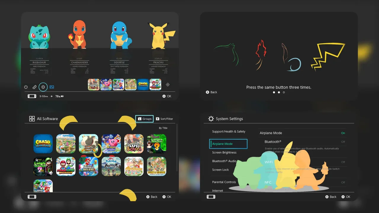 Minimal Pokemon | Switch Packs | Themezer