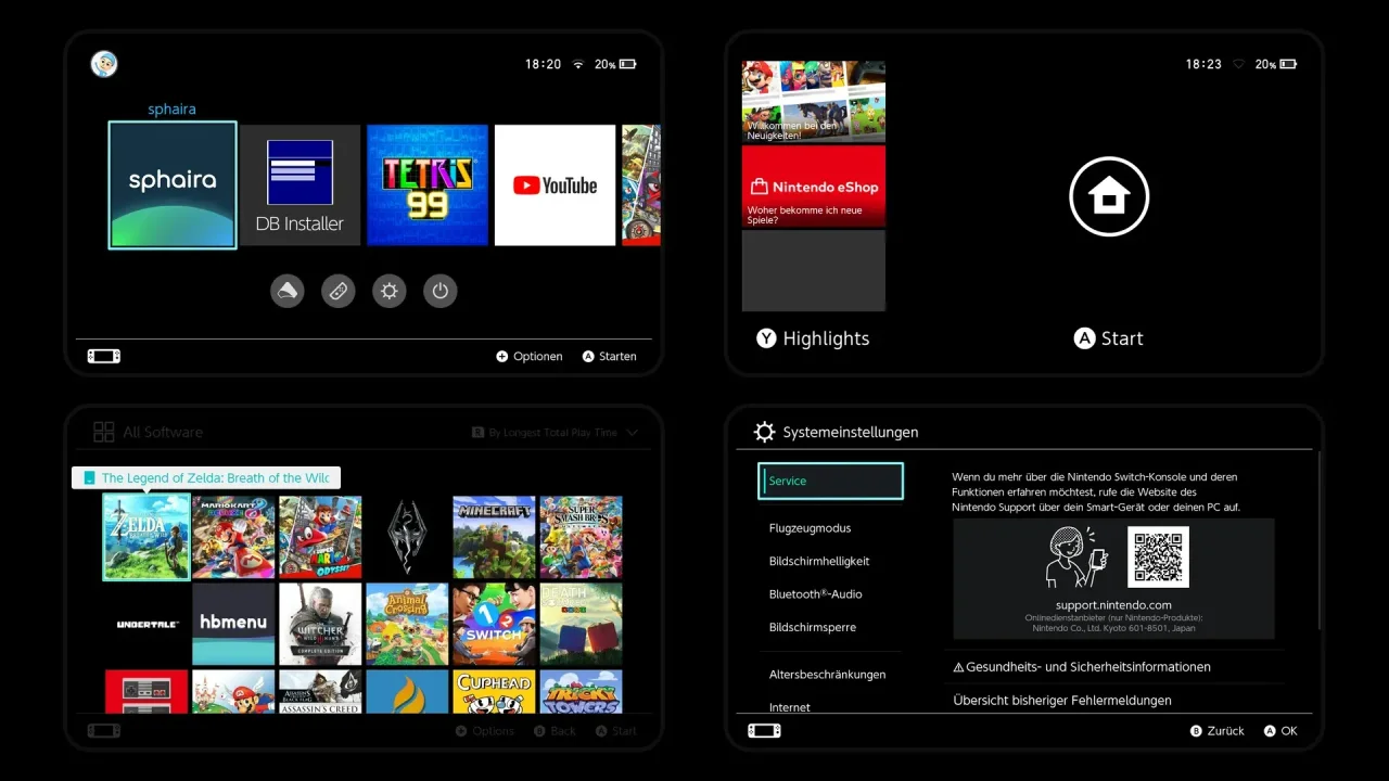 HOS Light OLED | Switch Theme Packs | Themezer