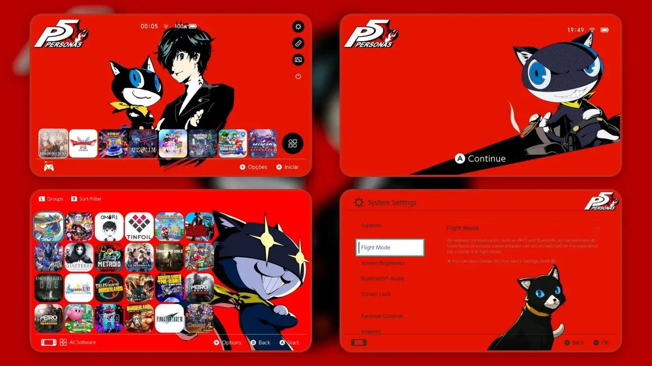 Persona 5 Morgana | Switch Packs | Themezer