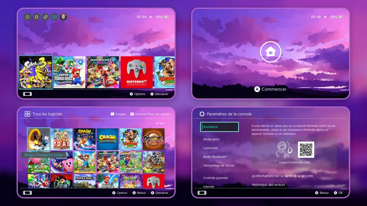 Purple-ish Clouds | Switch Packs | Themezer