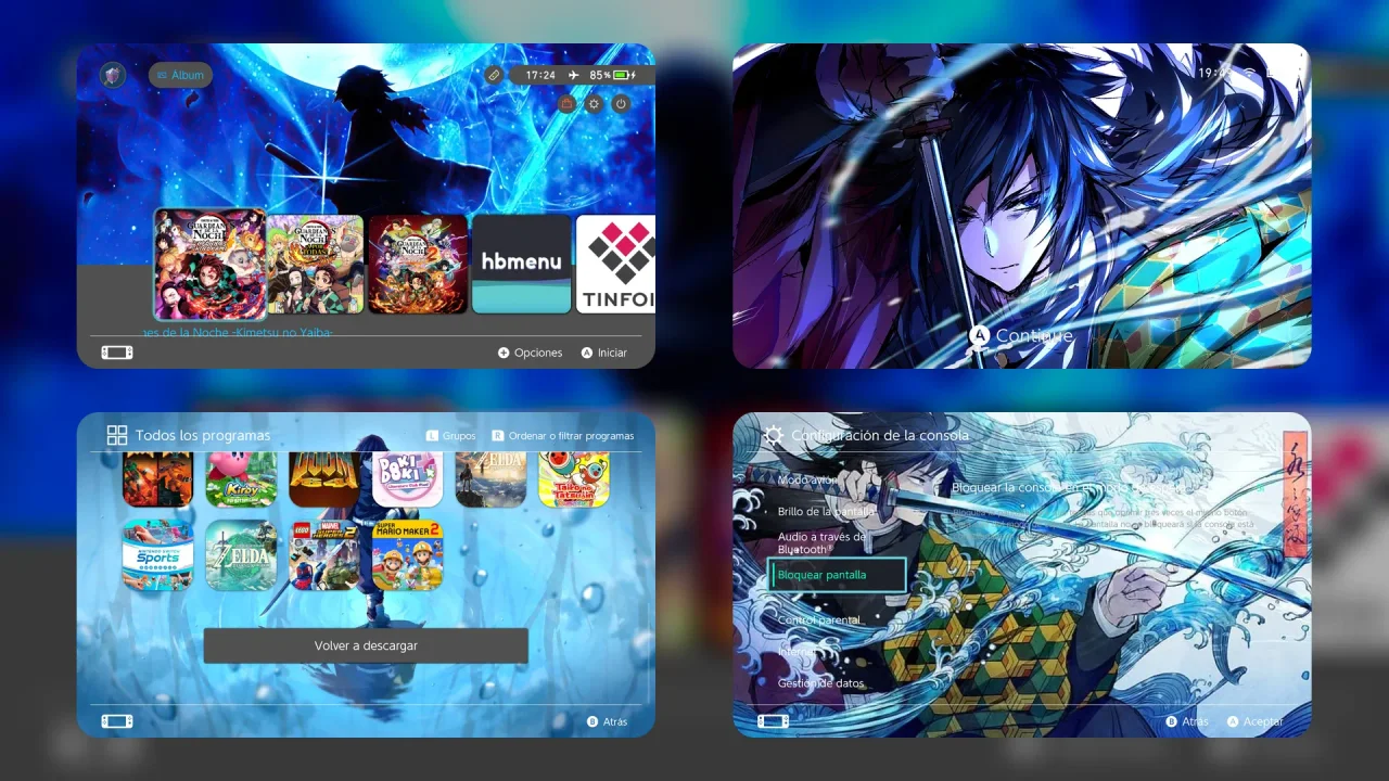 paquete de Giyu Tomioka | Switch Packs | Themezer