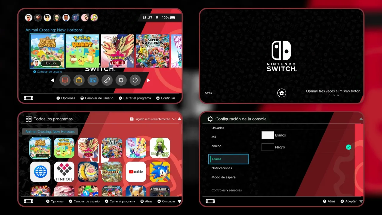 Nintendo Tema | Switch Packs | Themezer