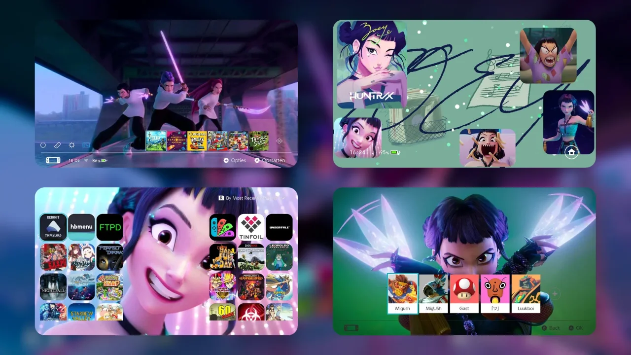 KPOP DEMON HUNTERS | Switch Packs | Themezer