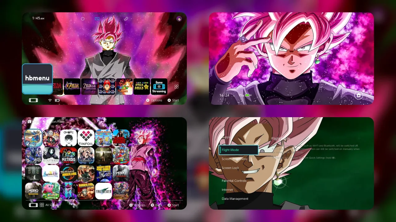 Black Goku | Switch Packs | Themezer