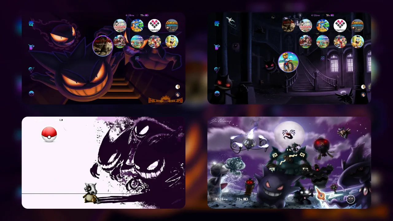 GHOST POKEMON | Switch Packs | Themezer