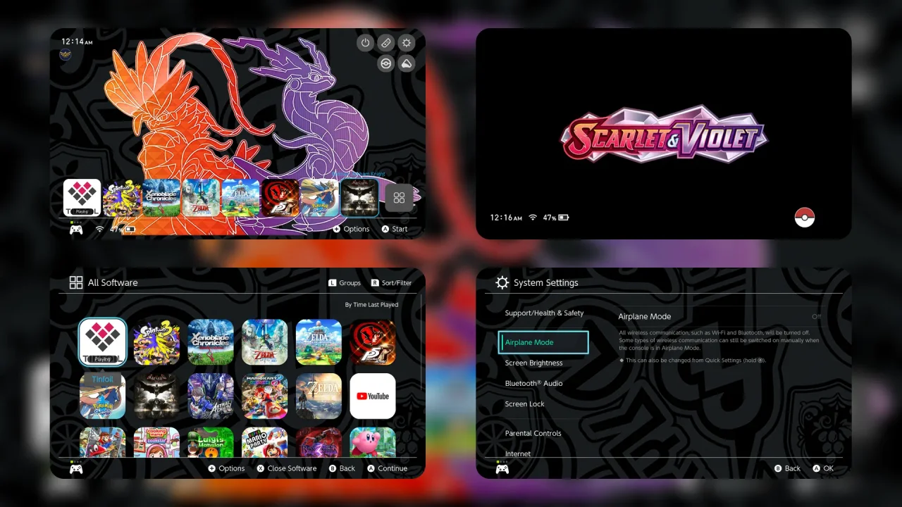 Pokemon Scarlet x Violet | Switch Packs | Themezer