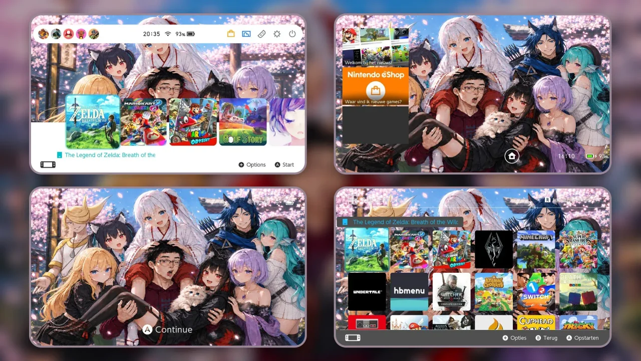 Rayen's Epic Family | Switch Theme Packs | Themezer