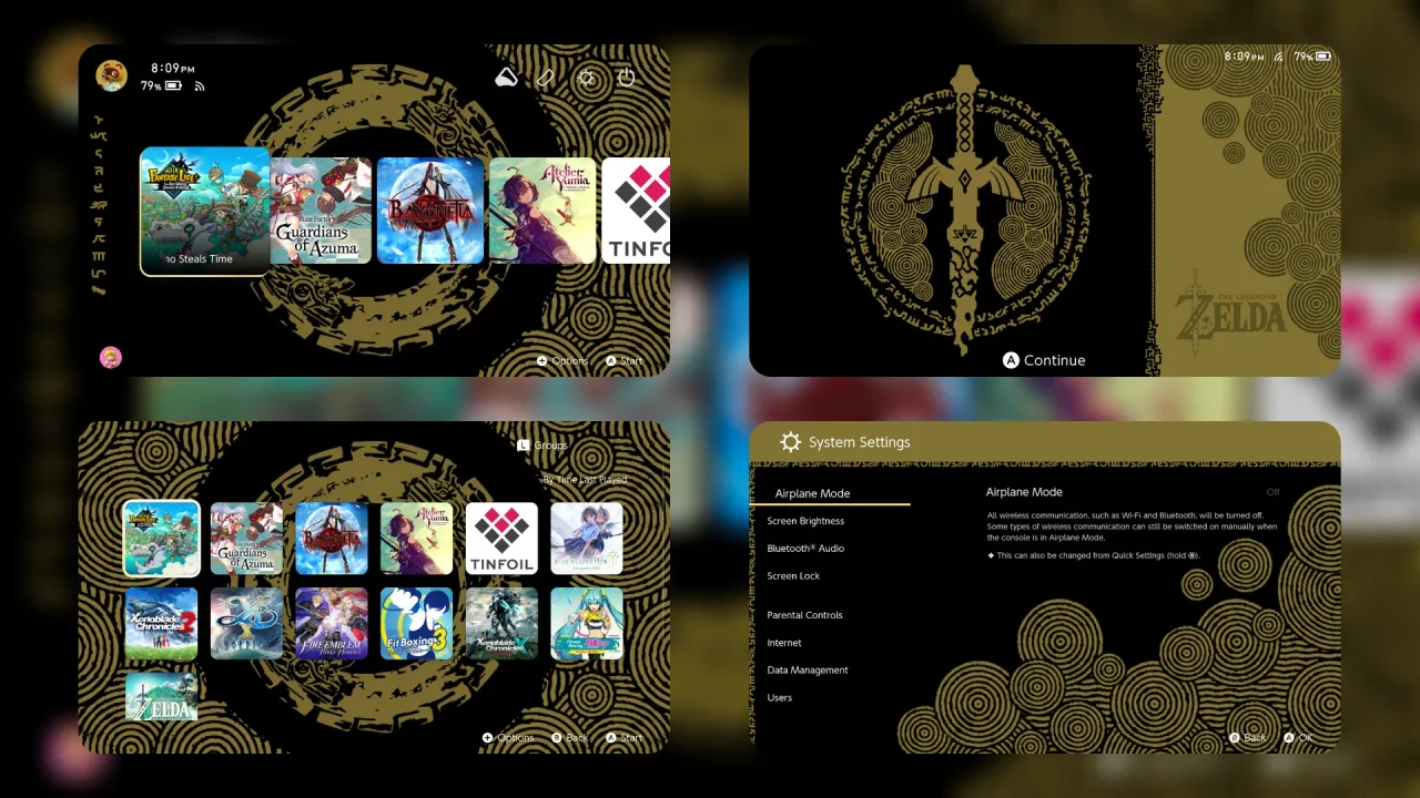 TOTK Pattern | Switch Packs | Themezer