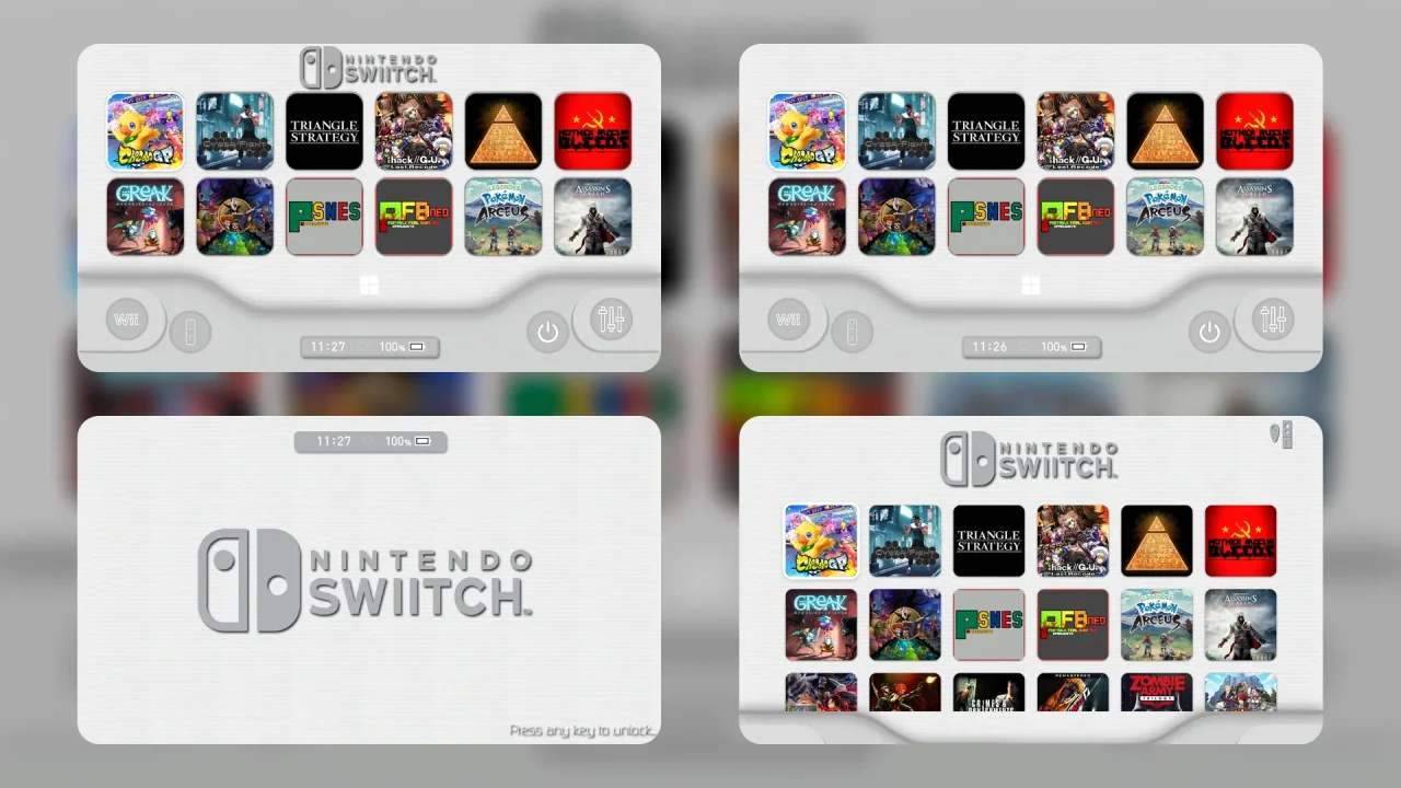 Grey Swiitch theme | Switch Packs | Themezer