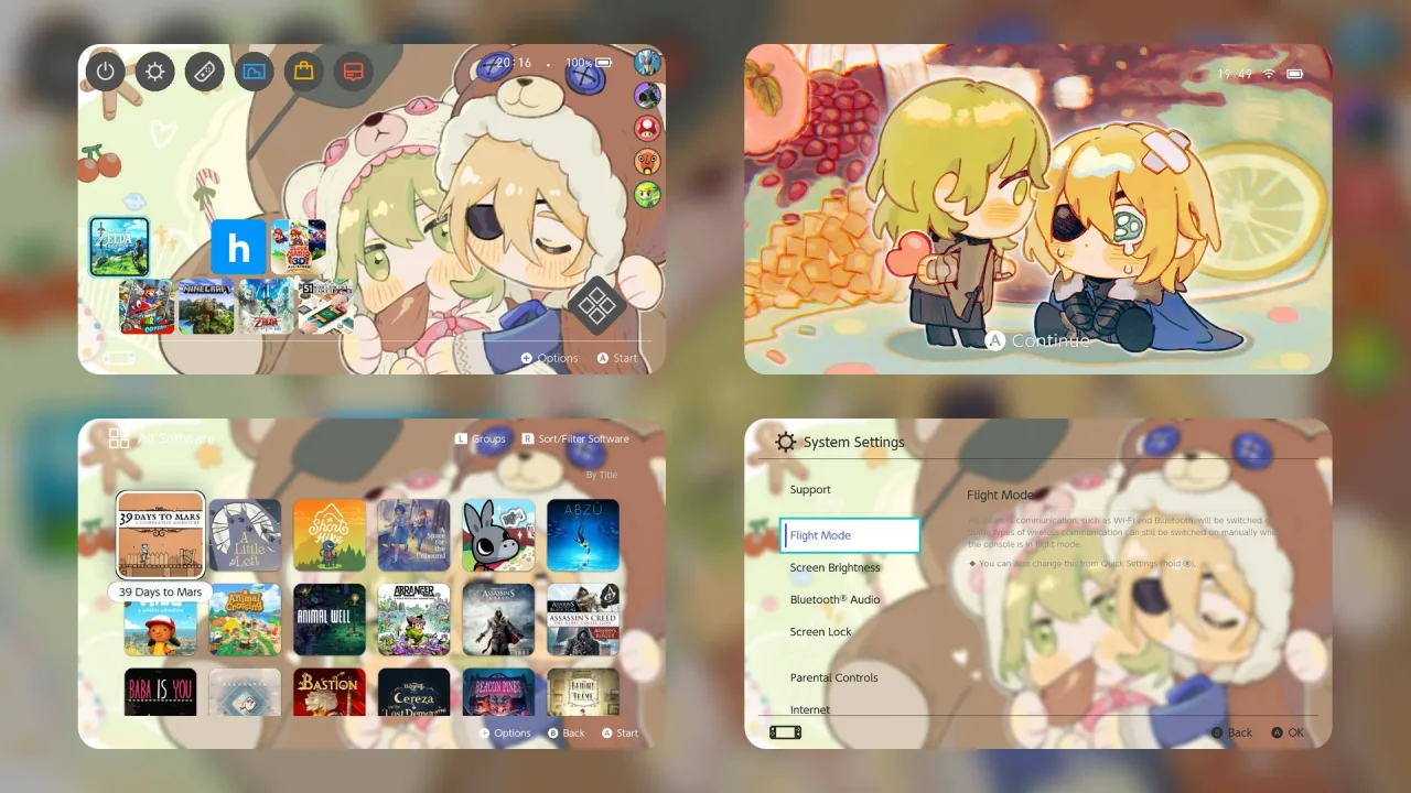 Cute Dimitri and Byleth | Switch Packs | Themezer