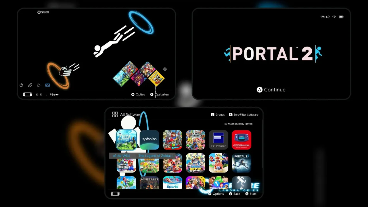 PORTAL 2 theme | Switch Packs | Themezer