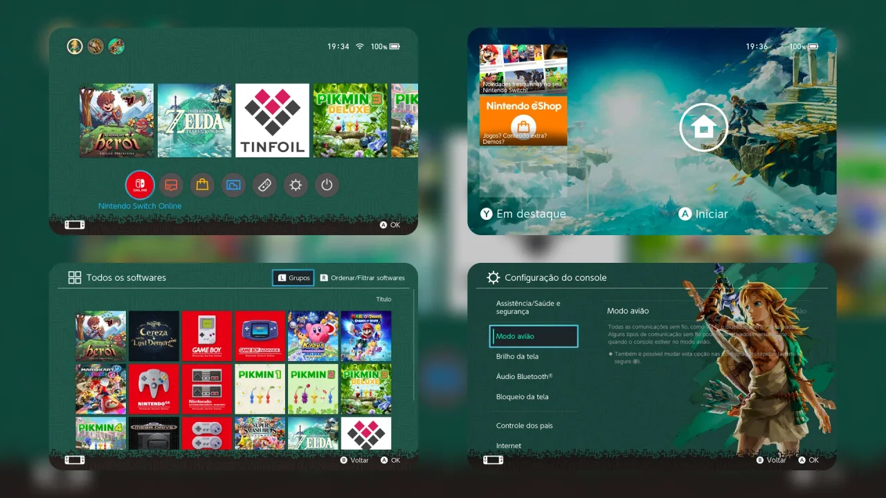 Zelda Tears of the Kingdom | Switch Packs | Themezer