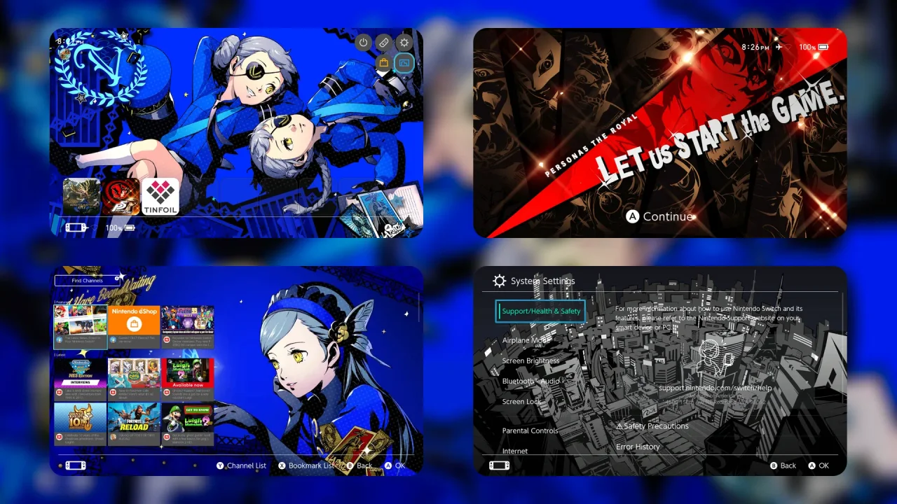 P5R Minimalist | Switch Packs | Themezer