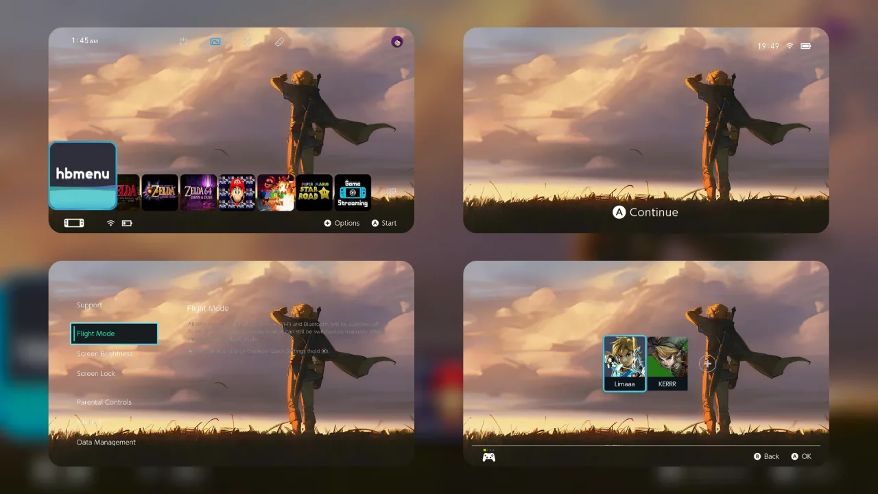 Zelda BOTW (Link) Pack | Switch Packs | Themezer