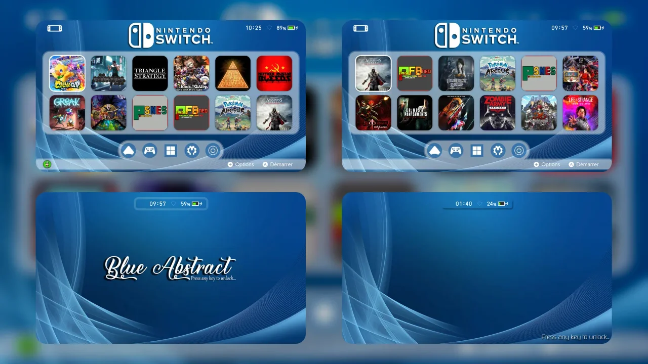 Blue Abstract 2.0 fix | Switch Packs | Themezer