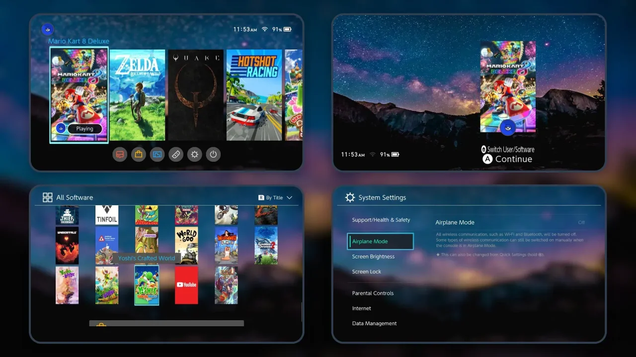 StarBlur | Switch Packs | Themezer