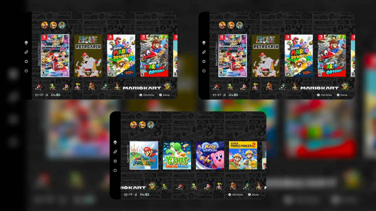 Mario Kart Loadscreen (With animated background) | Switch Packs | Themezer