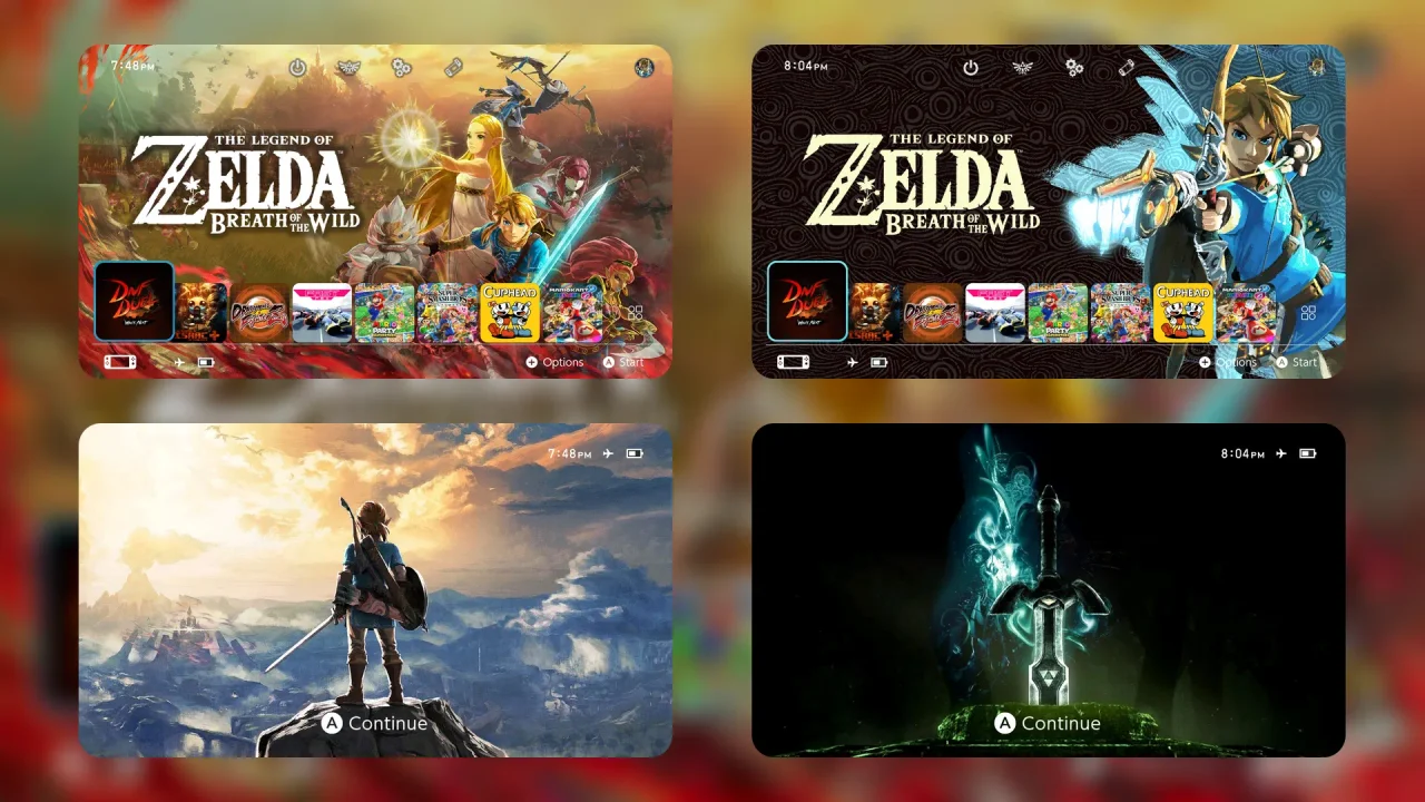 Zelda Breath of the Wild | Switch Packs | Themezer