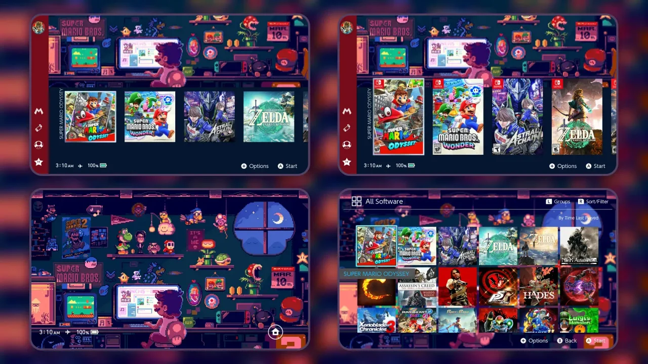 Mario Chillax (V1) | Switch Packs | Themezer
