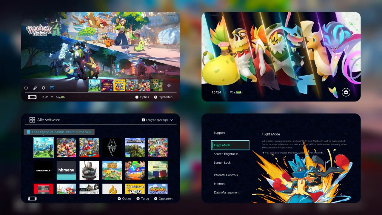 Pokemon Legends ZA - By: DigSva | Switch Packs | Themezer