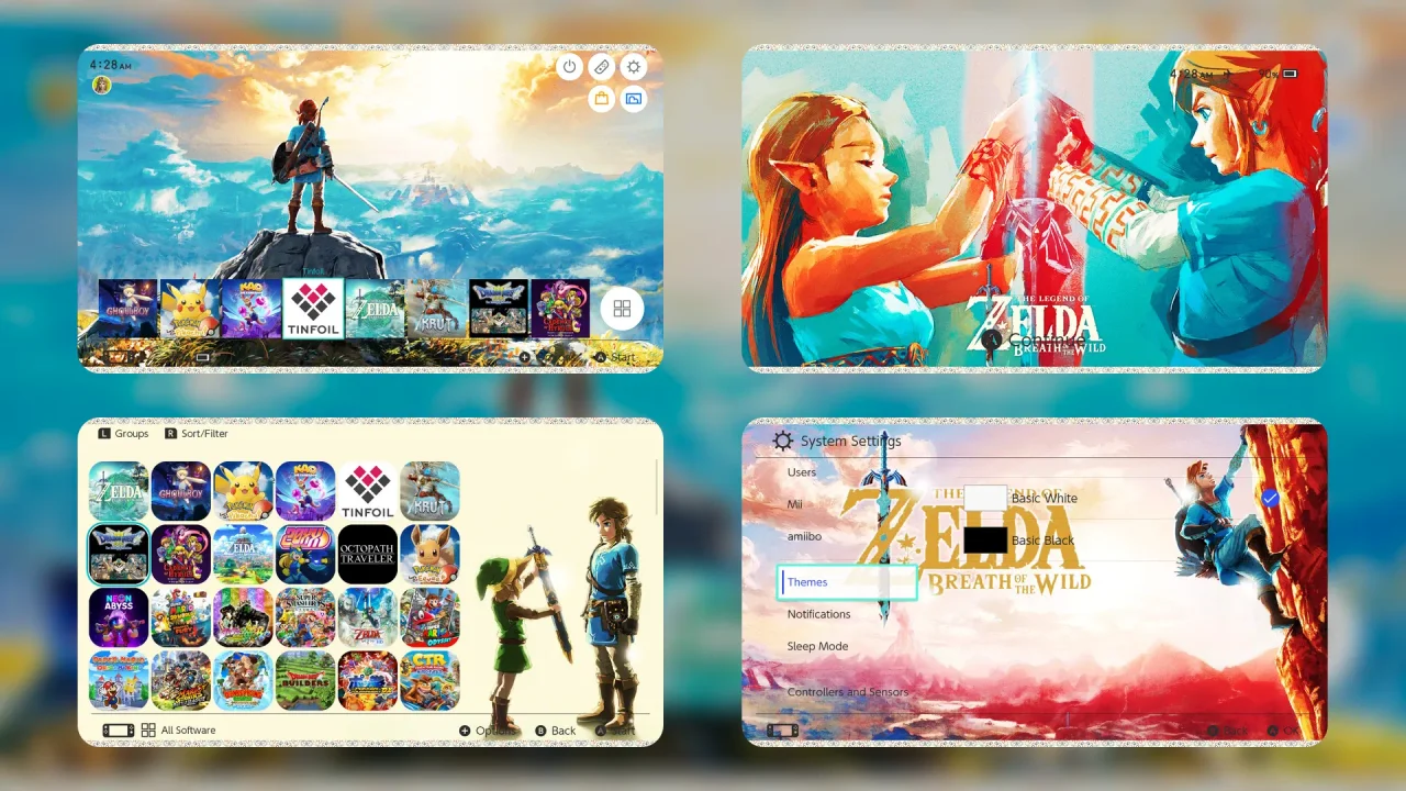Zelda Breath Of The Wild | Switch Packs | Themezer