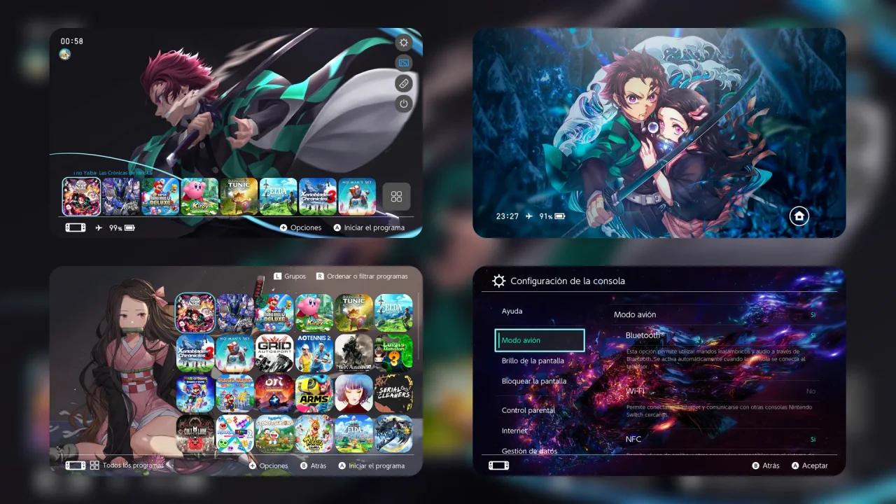 Kimetsu No Yaiba - Tanjiro & Nezuko Theme | Switch Packs | Themezer