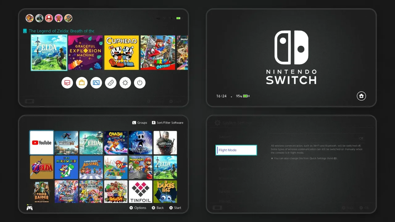 Simple Dark | Switch Packs | Themezer