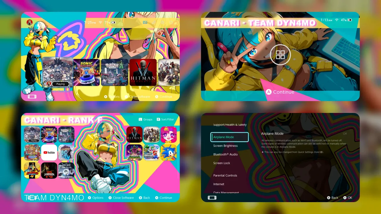 Canari – Team DYN4MO 2 | Pokémon Legends: Z-A Theme Pack | Switch Packs ...